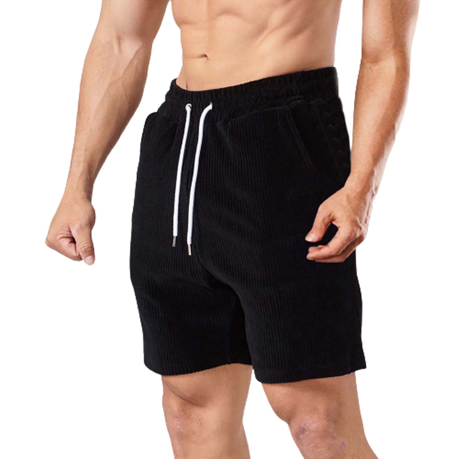 Kcodviy Men'S Casual Shorts Work Shorts Fashion Slim Five Pants Beach ...