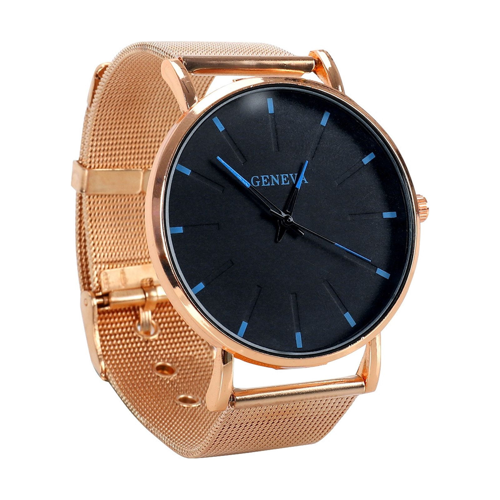 Kcodviy Men'S Fashion Ultra Thin Watches Business Stainless Steel Mesh ...