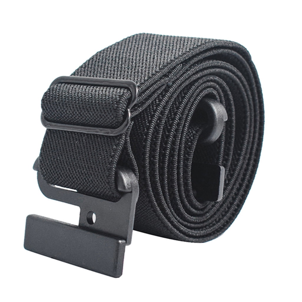 Kcodviy Non Backing Flat Mens Fancy Belts Buckle Stretch No Belt Belt ...