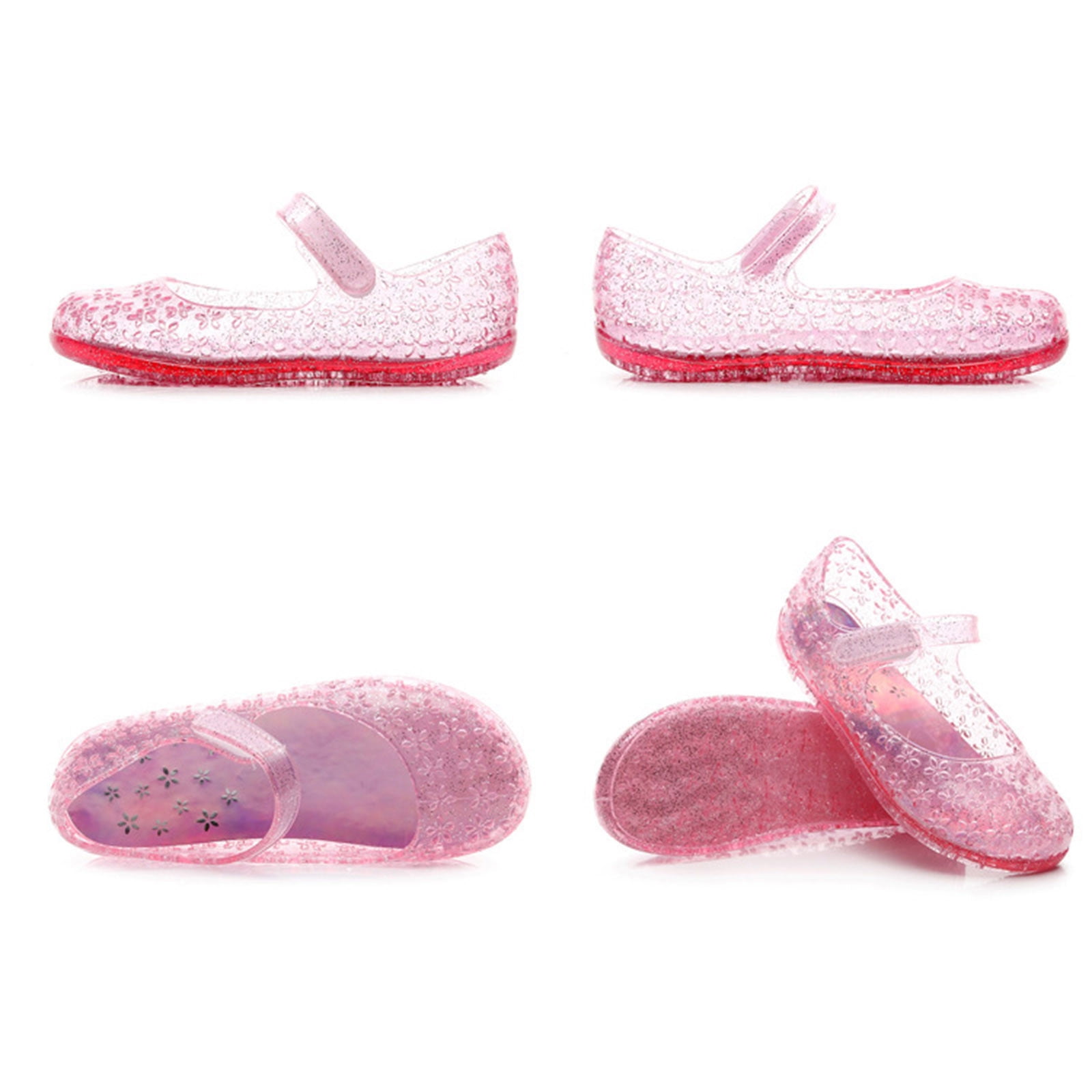 Kcodviy Princess Shoes Girls Sandals indoor Slippers for Kids Jelly ...