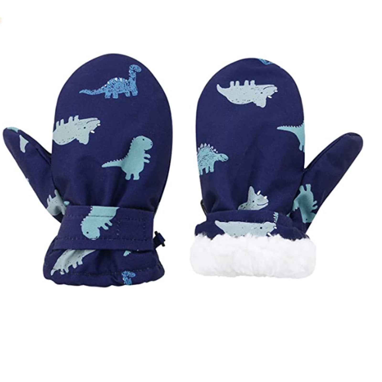 Kcodviy Toddler Mittens Water-Proof Winter Kids Globs Gloves Toddler ...