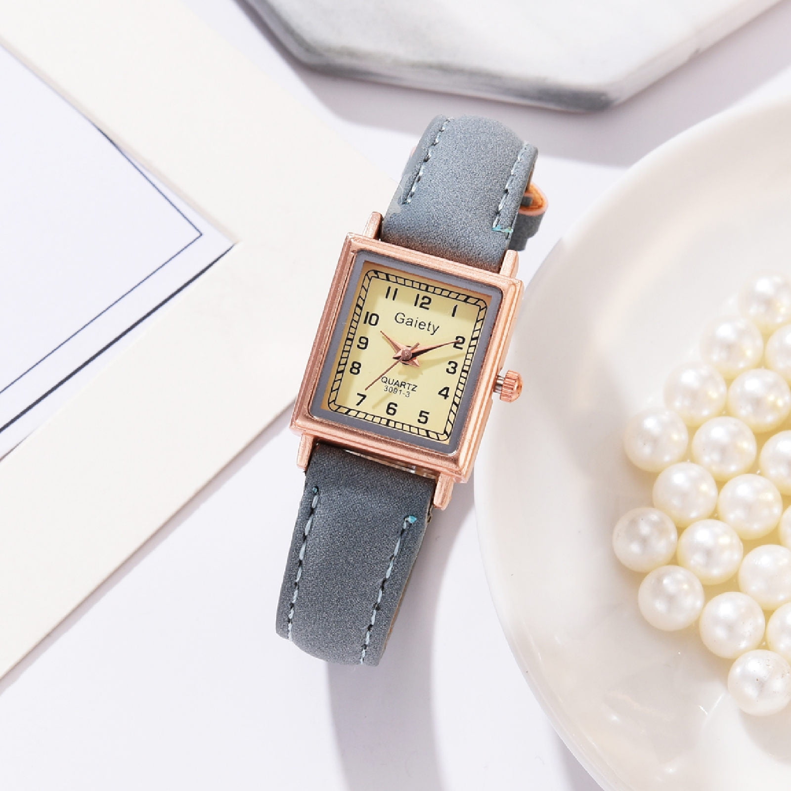 Kcodviy Women Belt Type Watch Watches With No Batteries Rose Gold ...