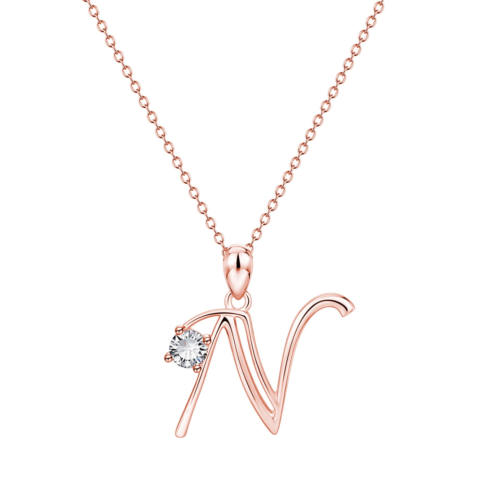 Kcodviy Women Gift 26 English Letter Name Chain Pendant Necklaces ...