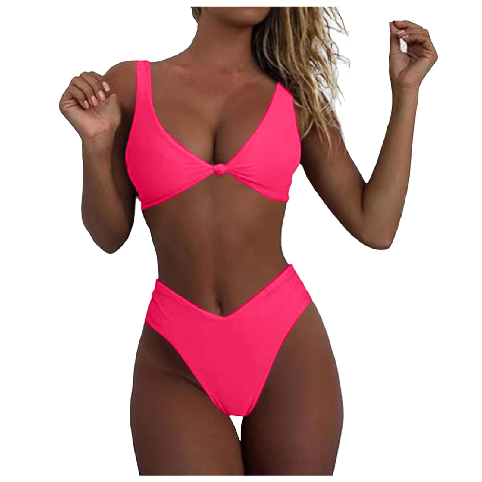 Kcodviy Womens Sexy Backless Bikiin Swimsuit Summer Beach Two Piece