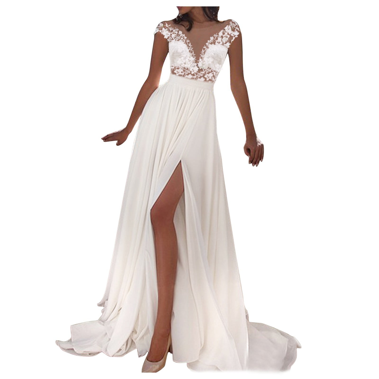 Kcodviy Women Shiny Mesh Stitching Glamorous Black V-Neck Mini Dress ...