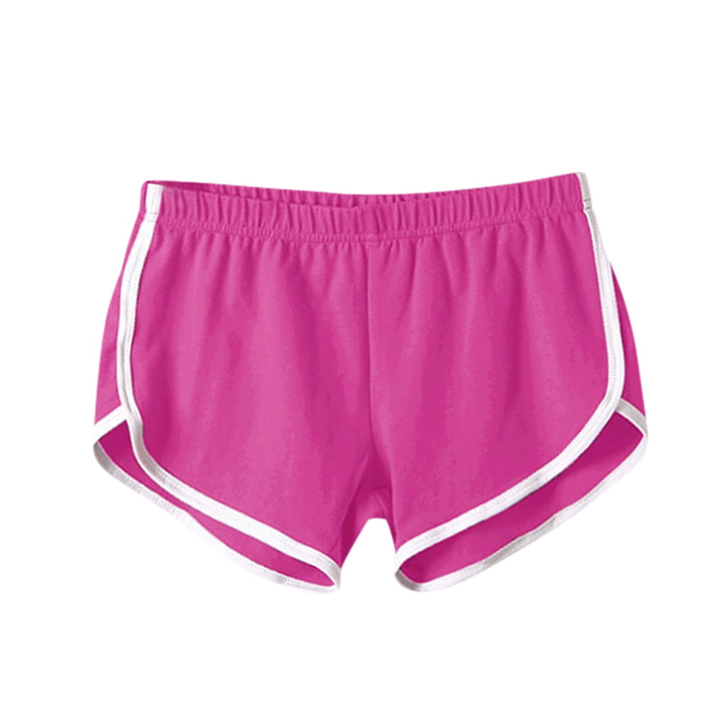Kcodviy Womens Loose Solid Color Mini Pant Summer Beach Shorts Buttons