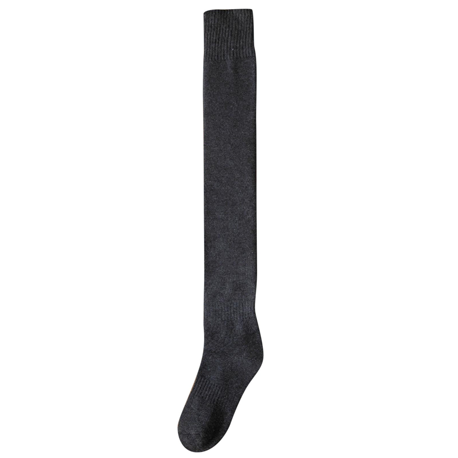 Kcodviy Womens Winter Thickening Warm Medium Length Over Knee Socks