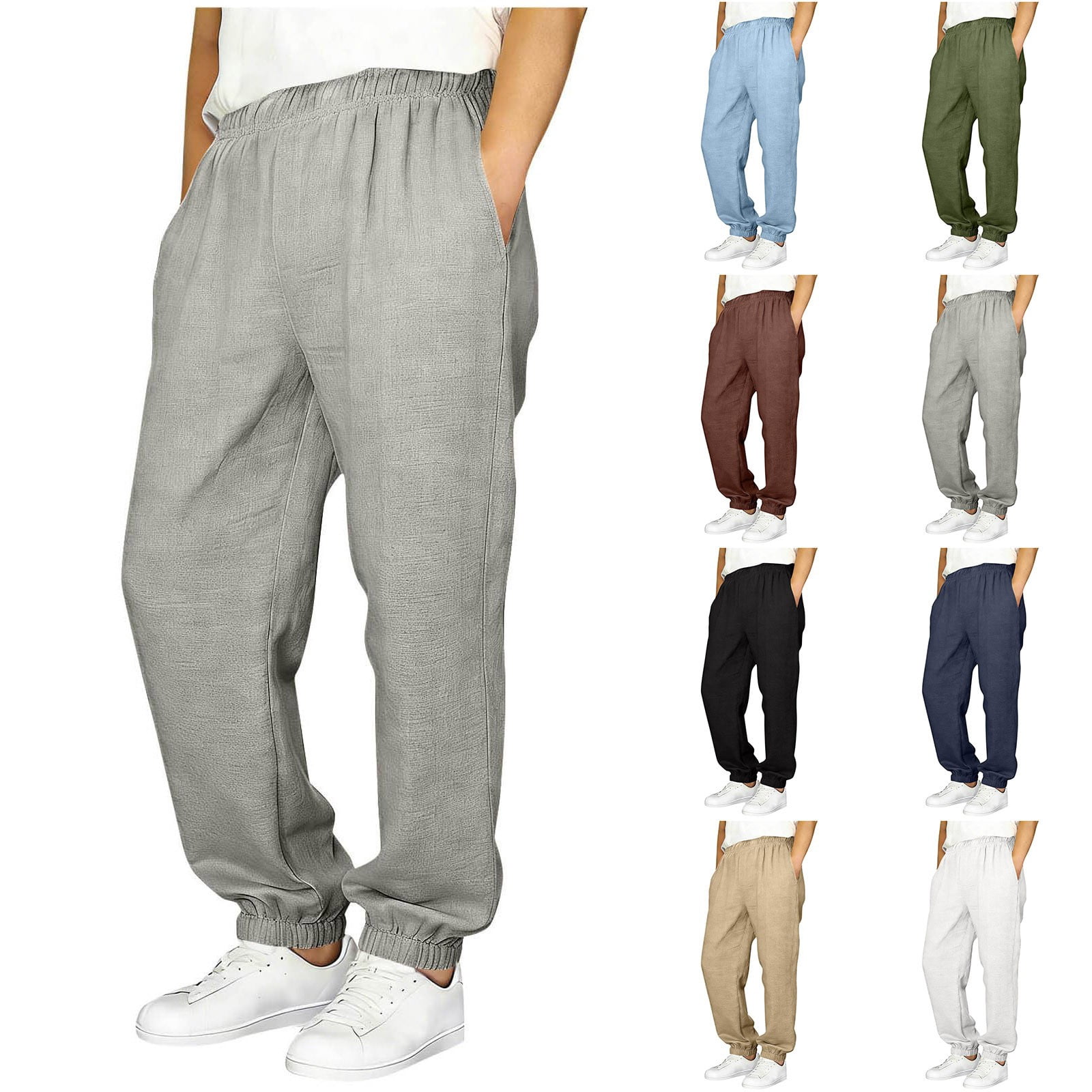 Kcolen Boys Sweatpants Kids Boys Pull On Jogger Pants Quick Dry School ...