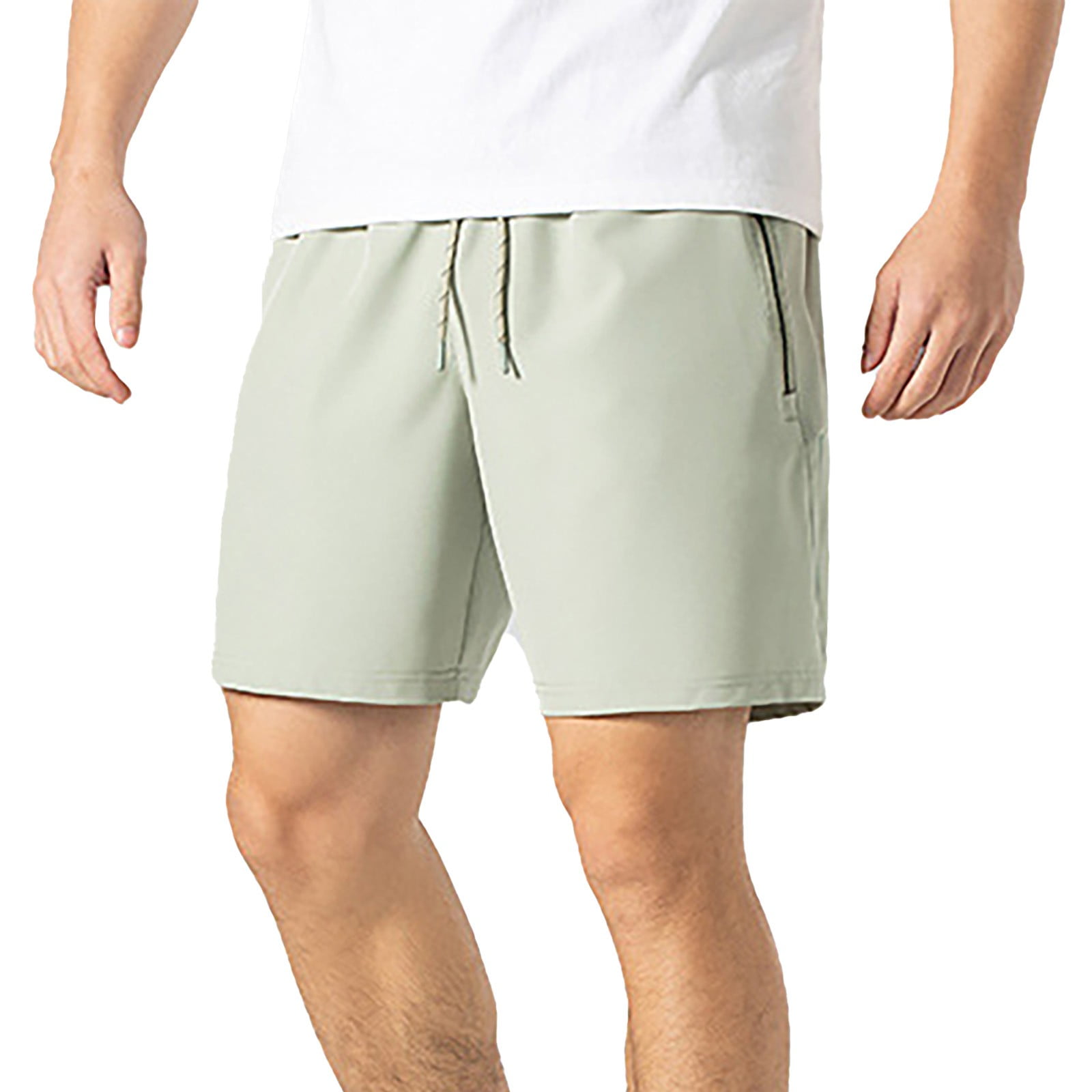 Kcolen Men's Swim Trunks 7 Inch Inseam Soild Color Board Shorts Men's ...