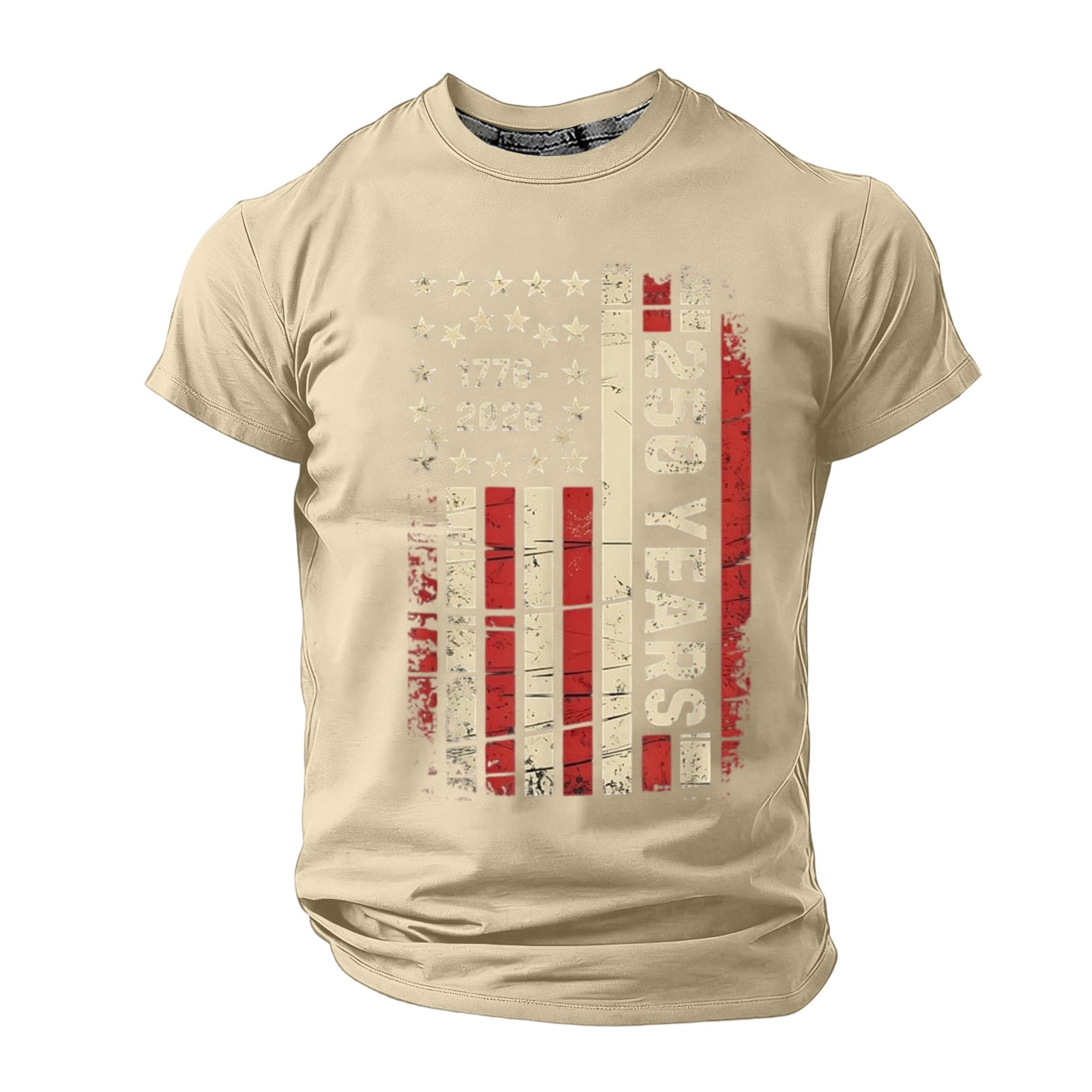 Kcolen Mens 4th Of July T Shirts American Flag Shirts Men Short Sleeve ...