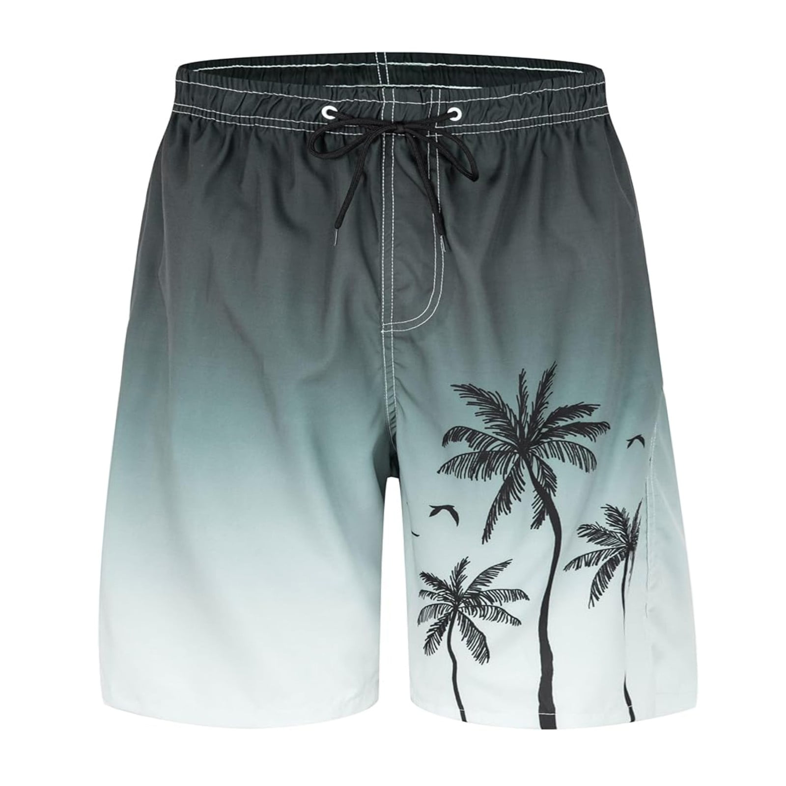 Kcolen Mens Swim Trunks Gradient Swim Shorts Light Upf Swimming Trunks ...