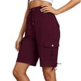 Kcolen Running Shorts Women's Cargo Hiking Shorts Athletic Outdoor ...