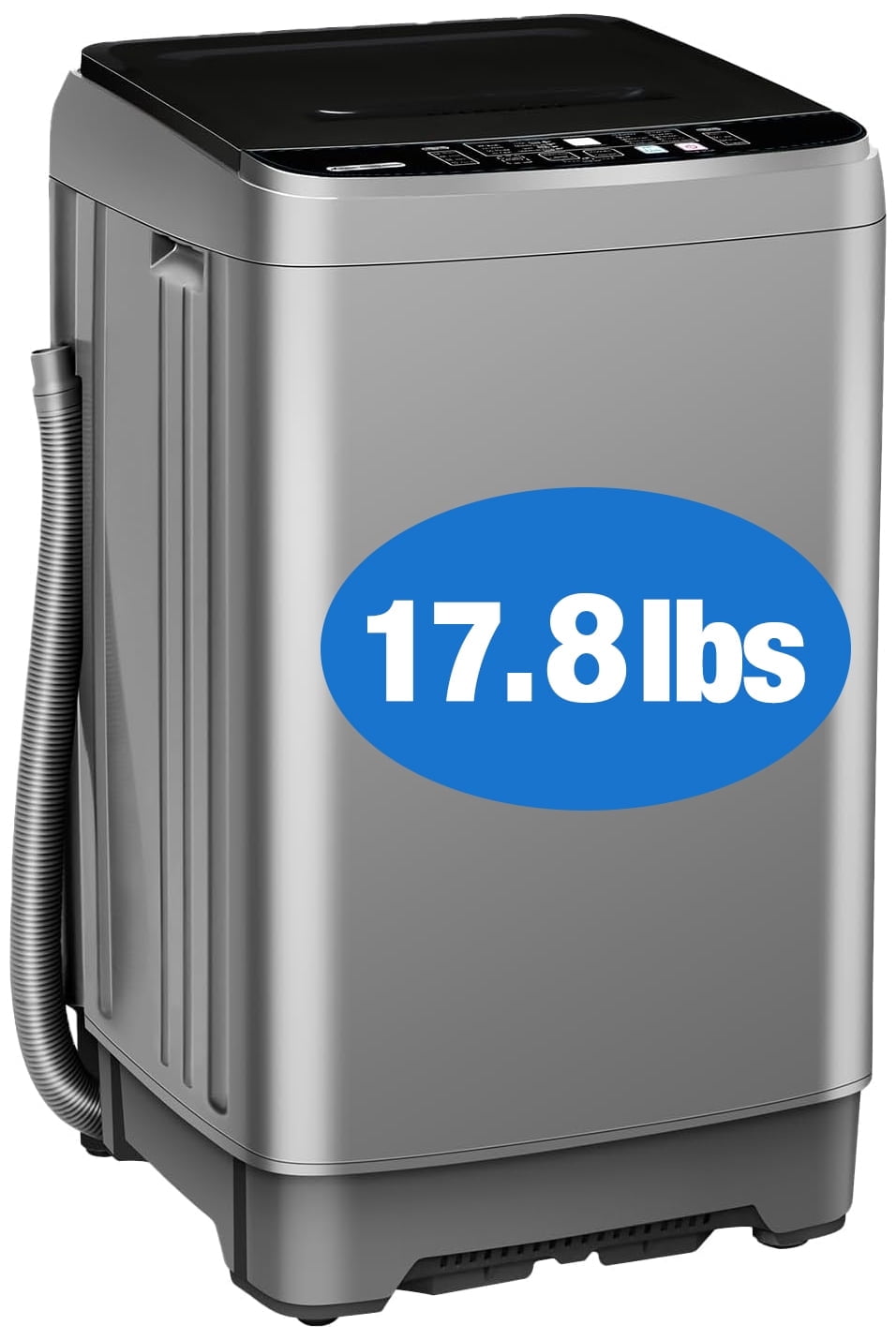KCPOLRE Portable Washing Machine 17.7 lbs Compact Full-Automatic Washer ...