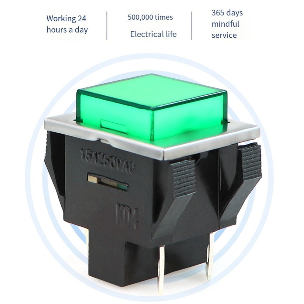 Kd4 Button Square Button Switch Point Reset Button Button Switch 15A ...