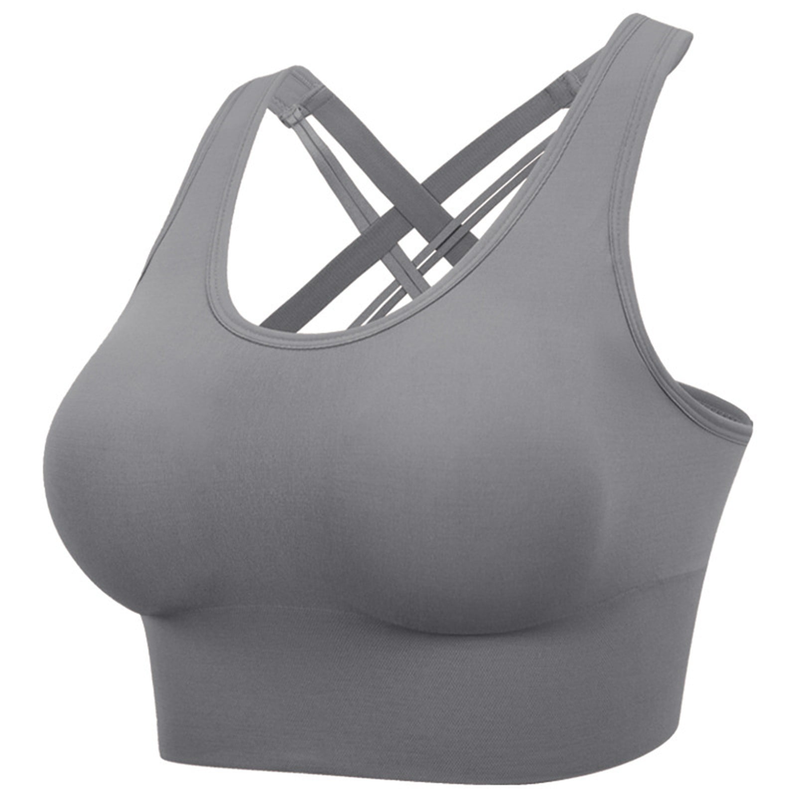 Kddylitq Sports Bras for Women High Impact Support Racerback Sports Bra ...