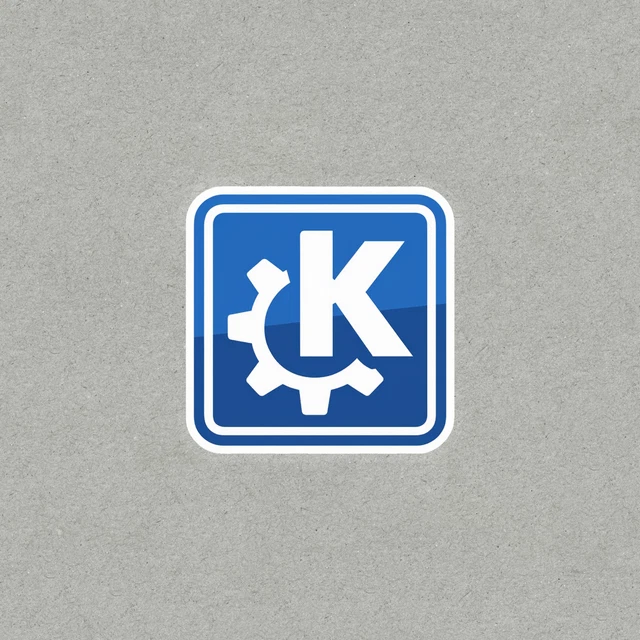 Kde Linux Logo Sticker - Show Off Your Love For Open Source ...