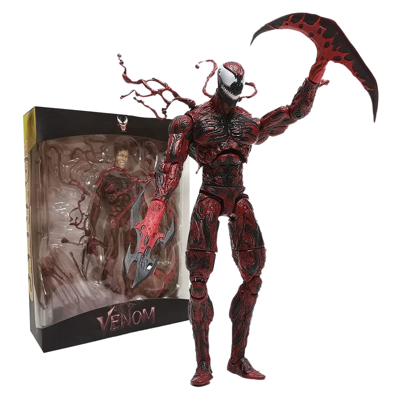 Kdfny 10" Carnage Venom Action Figure Toys, Action Figures Venom ...