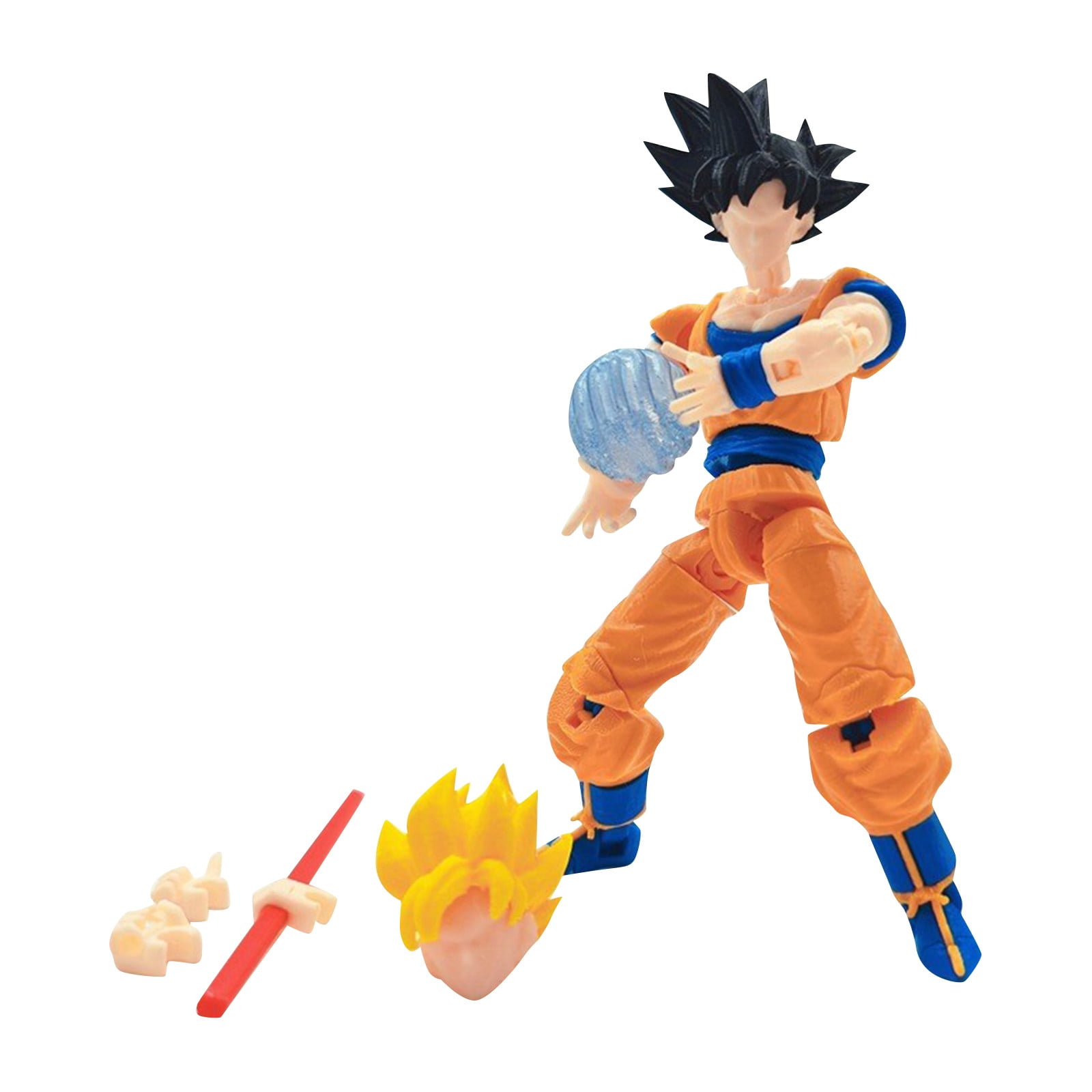 Kdfny 5.5" Dragon Ball Z Action Figures Goku - Super Saiyan 3 Son Goku ...