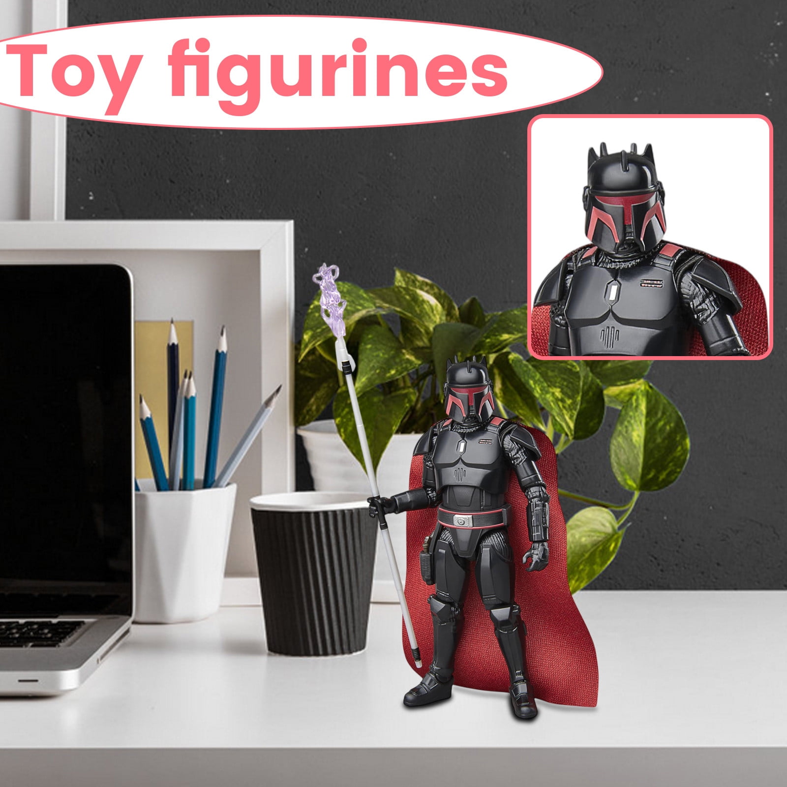 Kdfny The Black Series Moff Gideon Action Figure (Dark Trooper Armor ...