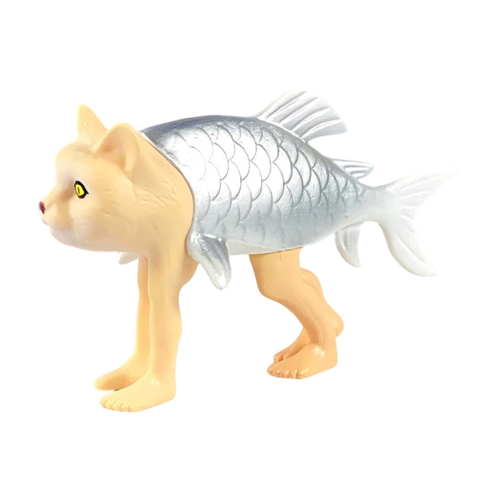 Kdfny Italian Brainrot Toys Figure, AI Animals Fish Cat Figure PVC ...