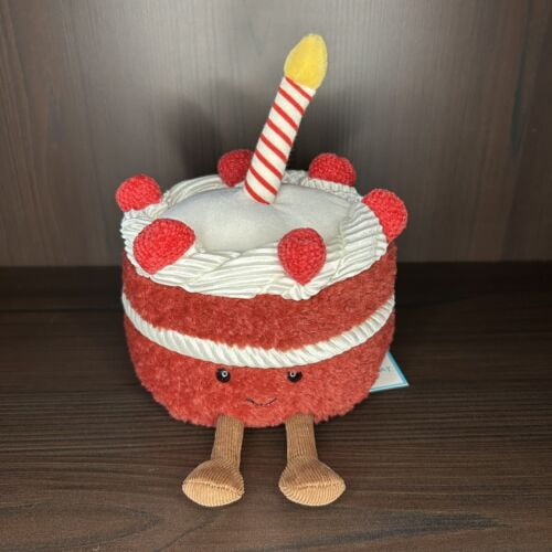 Kdfny Jellycat Amuseables Cheri Cake Plush Toy - 6.7" Soft Stuffed ...