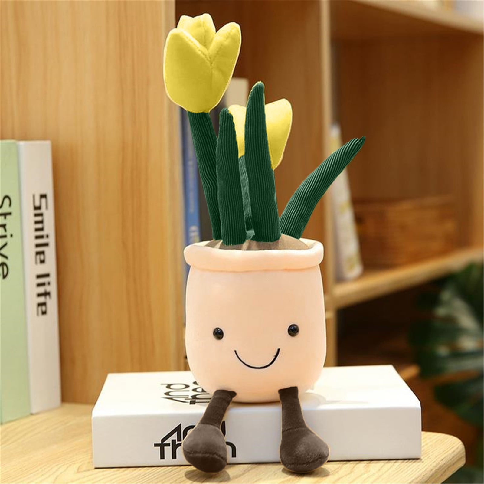 Kdfny Jellycat Amuseables Tulip Pot Stuffed Toys, 13 Inch Cute Tulip ...