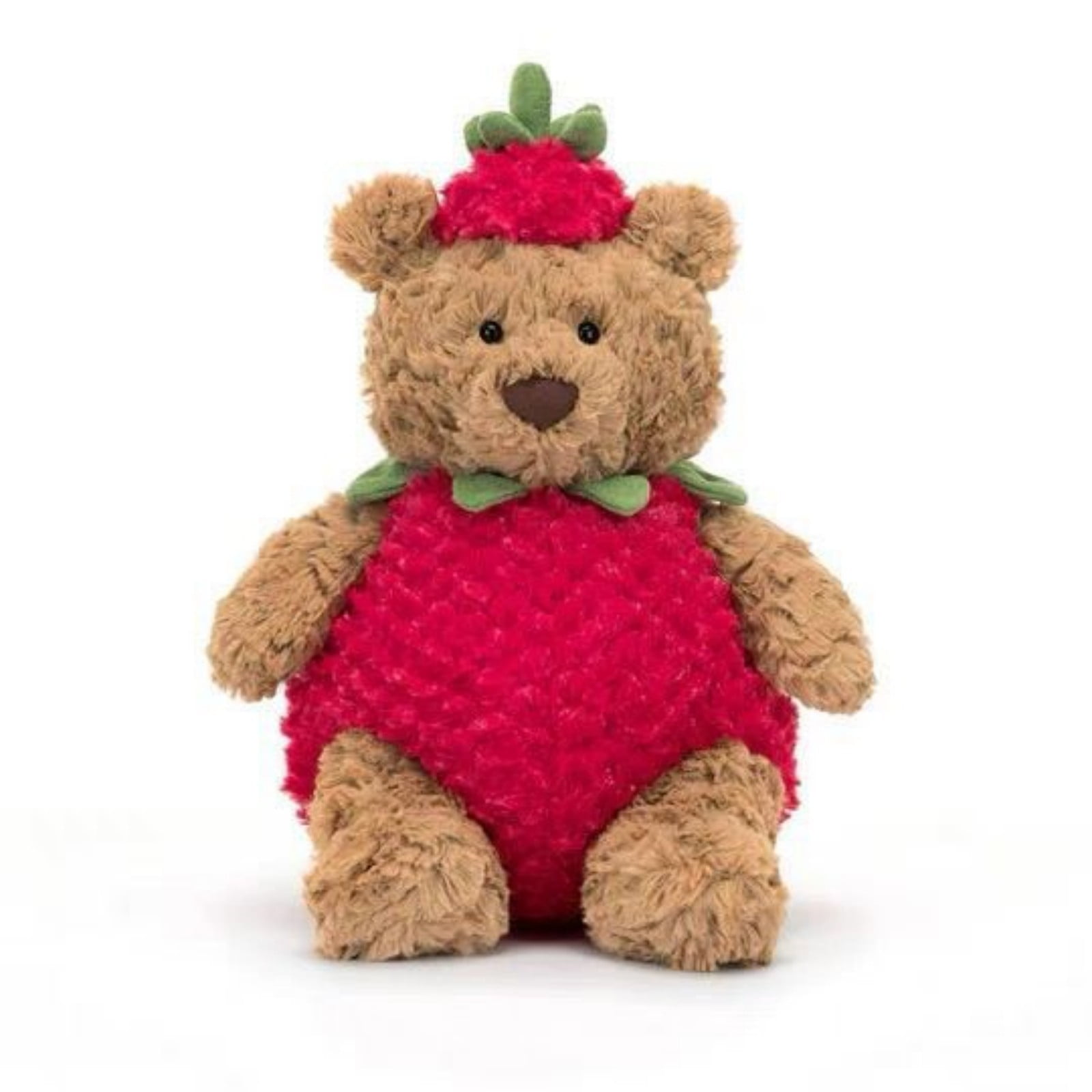 Kdfny Jellycat Bartholomew Bear Strawberry Stuffed Animal, 10 Inch ...