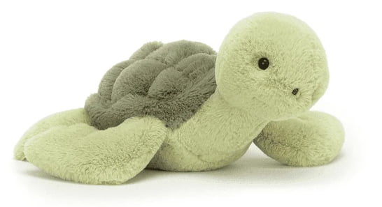 Kdfny Jellycat Bashful Turtle Plush - 15" Green Turtle Stuffed Animal ...