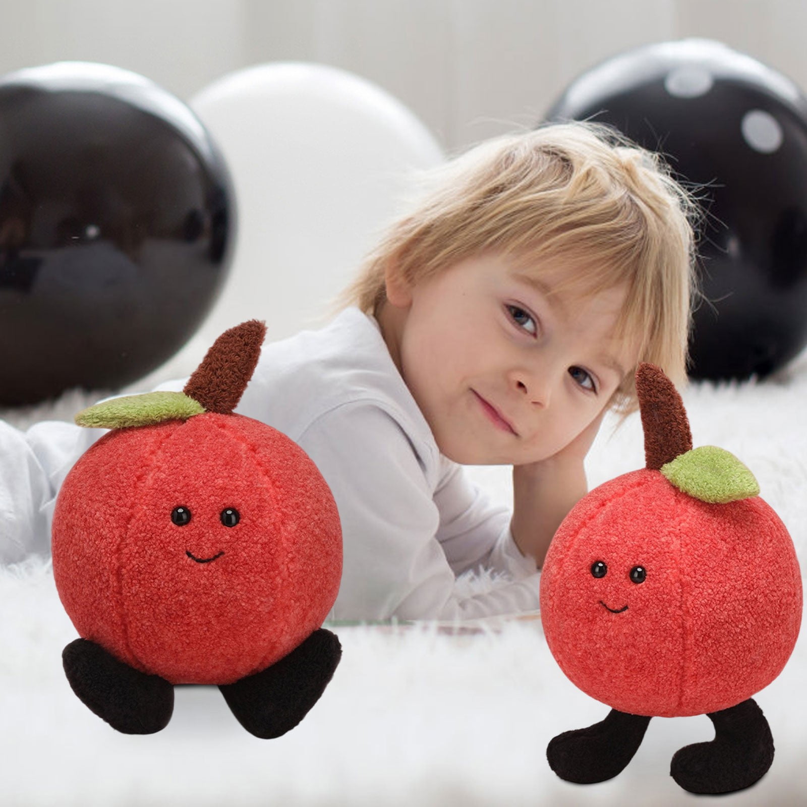 Kdfny Jellycat Lychee Plush Jellycat Lychee Stuffed Animal 13.78" Cute ...