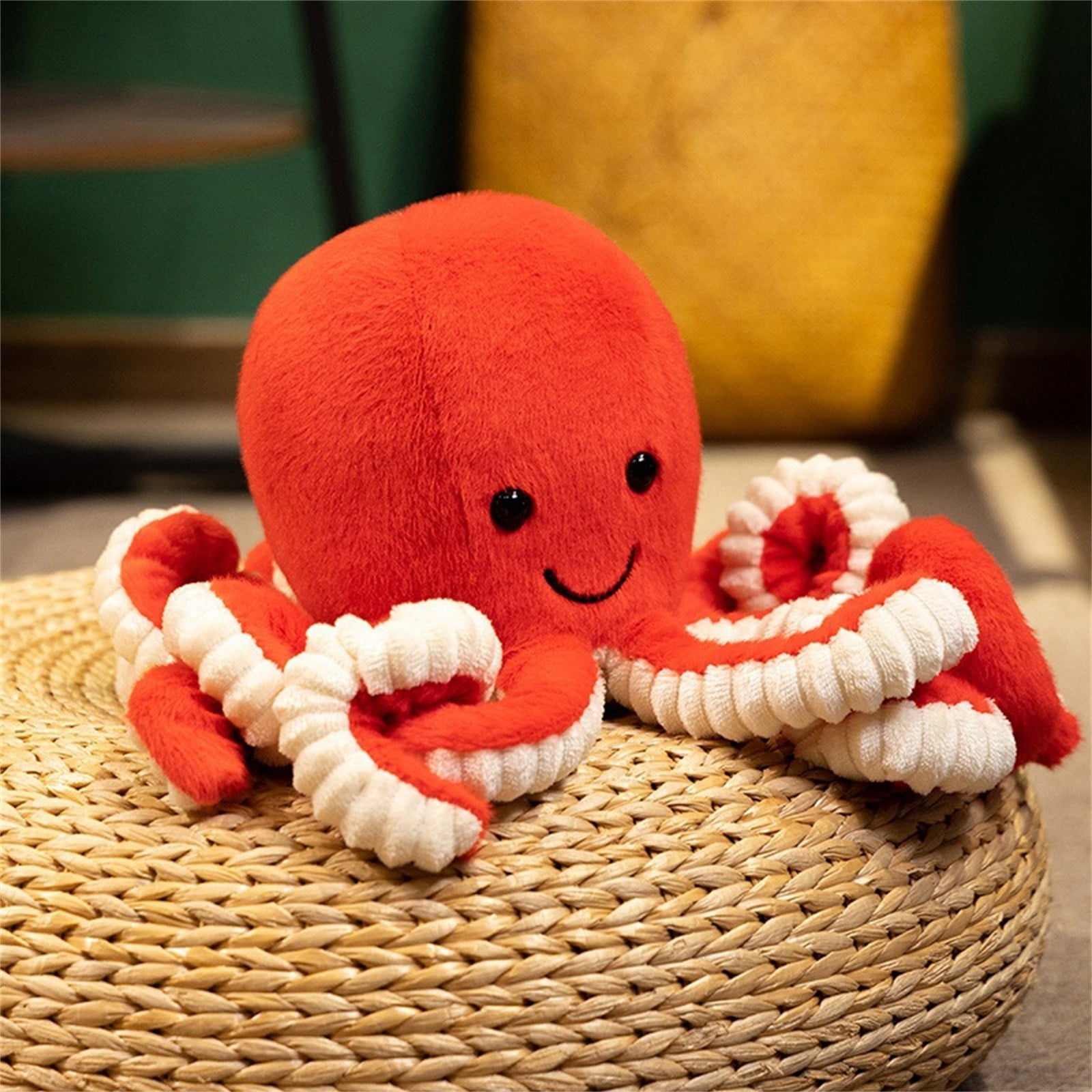 Kdfny Jellycat Octopus Stuffed Animal 6.69 Inch Jellycat Orange Octopus ...