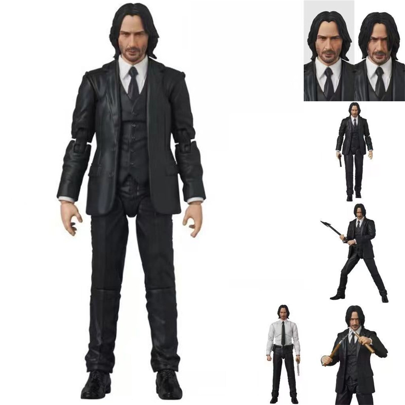 Kdfny John Wick Action Figure, John Wick Chapter 4 Keanu Reeves Action ...