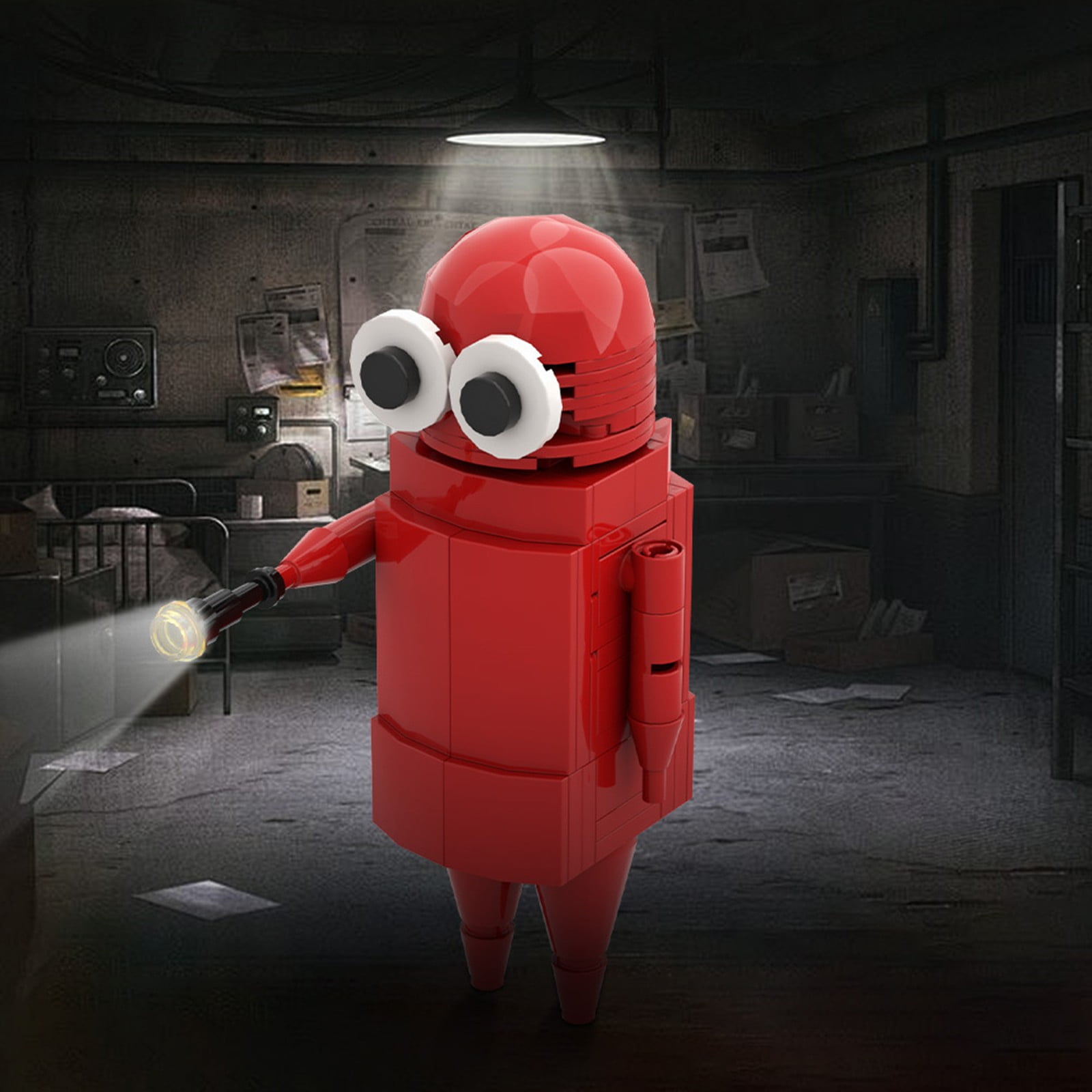 Kdfny REPO Red 3D Printed Character Figure Articulated Toys 5 Inch ...