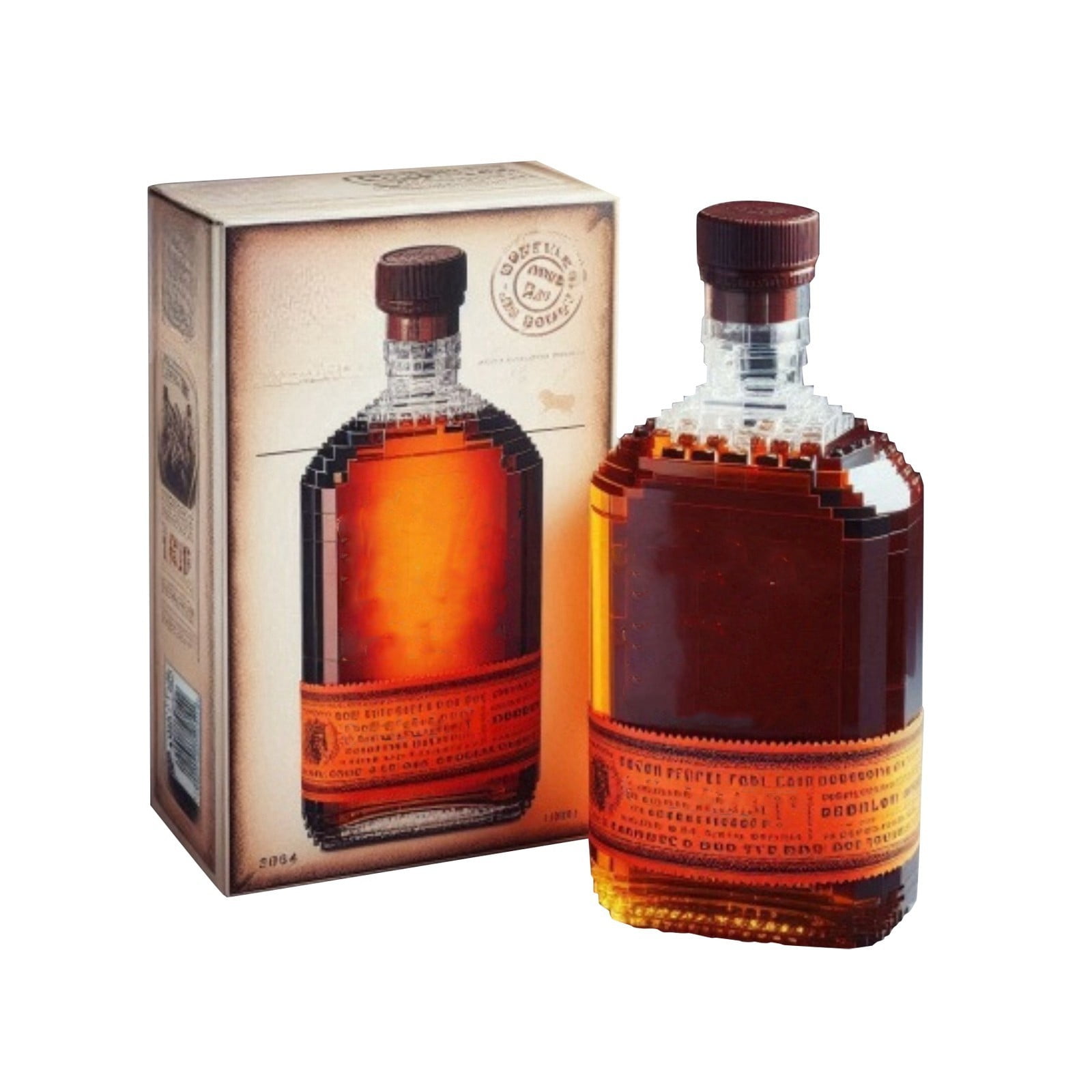 Kdfny Whiskey Bottle Building Blocks 2025 New - High-End Wine Culture ...