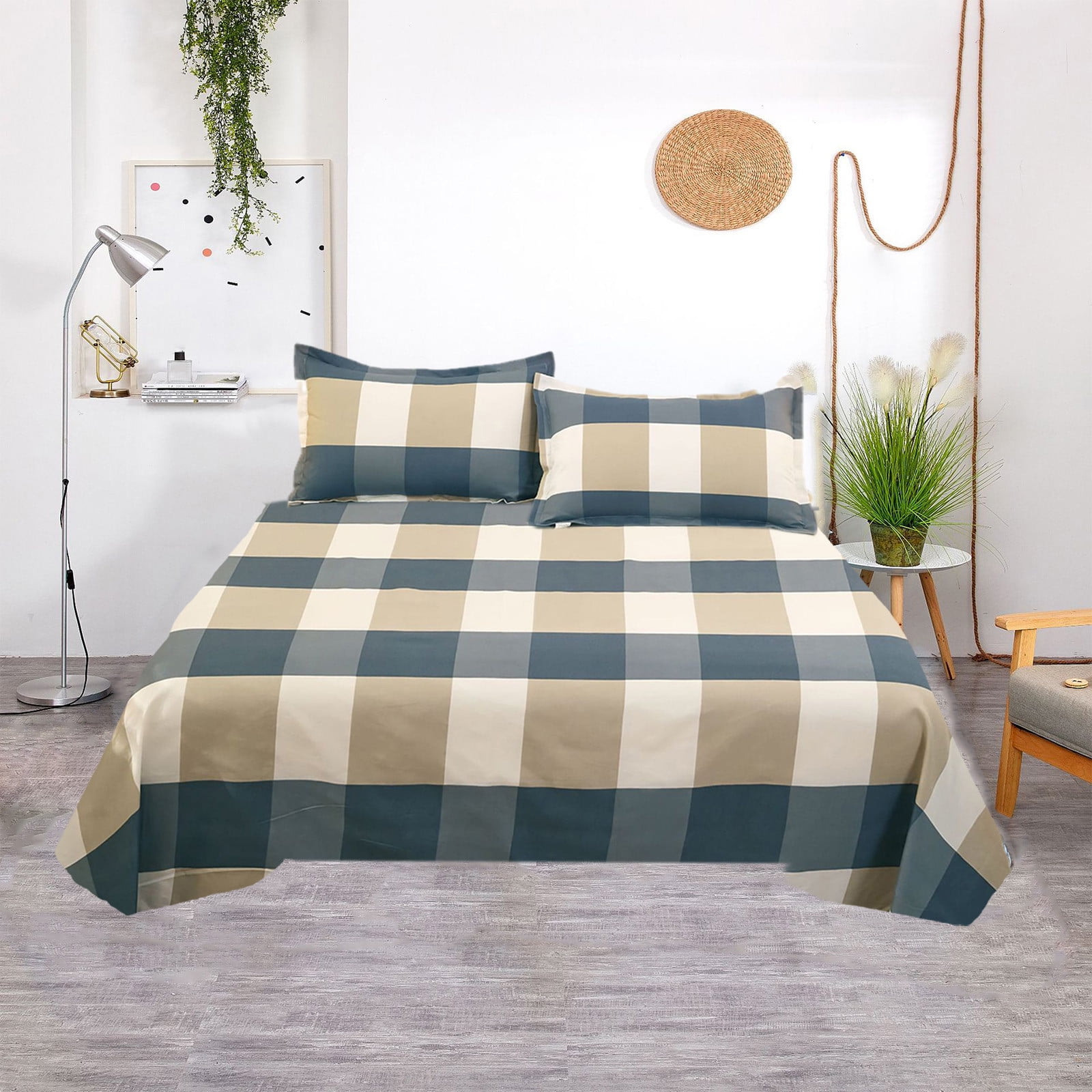 Kdkad 3-Piece All-Season Bedding Set – Comforter, Bed Sheet & 2 ...