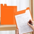 Kdkad A4 File Folder Portable Document Organizer, Expandable Plastic ...