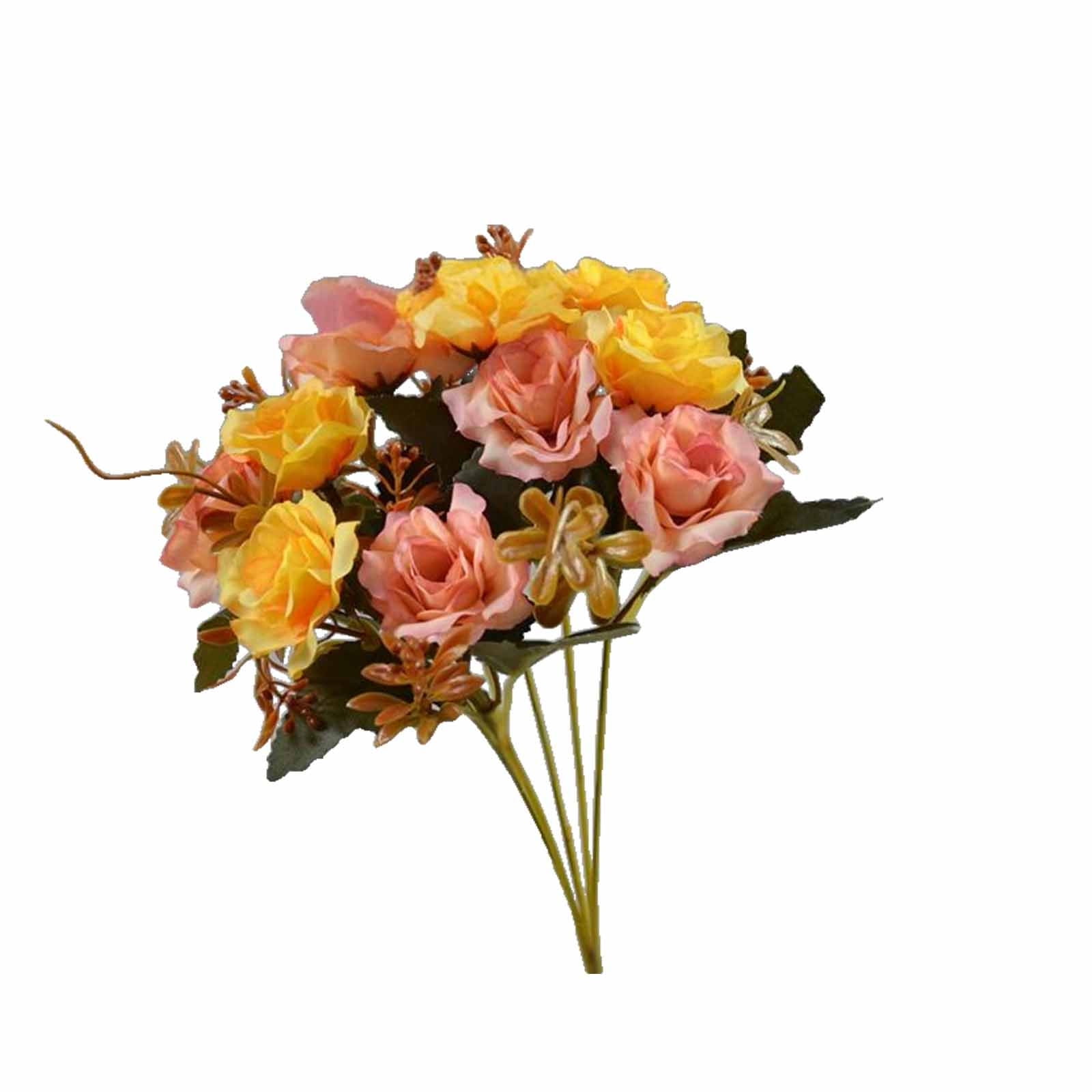 Kdkad Artificial Rose Flower, Roses with Stem Bouquet of Flowers ...