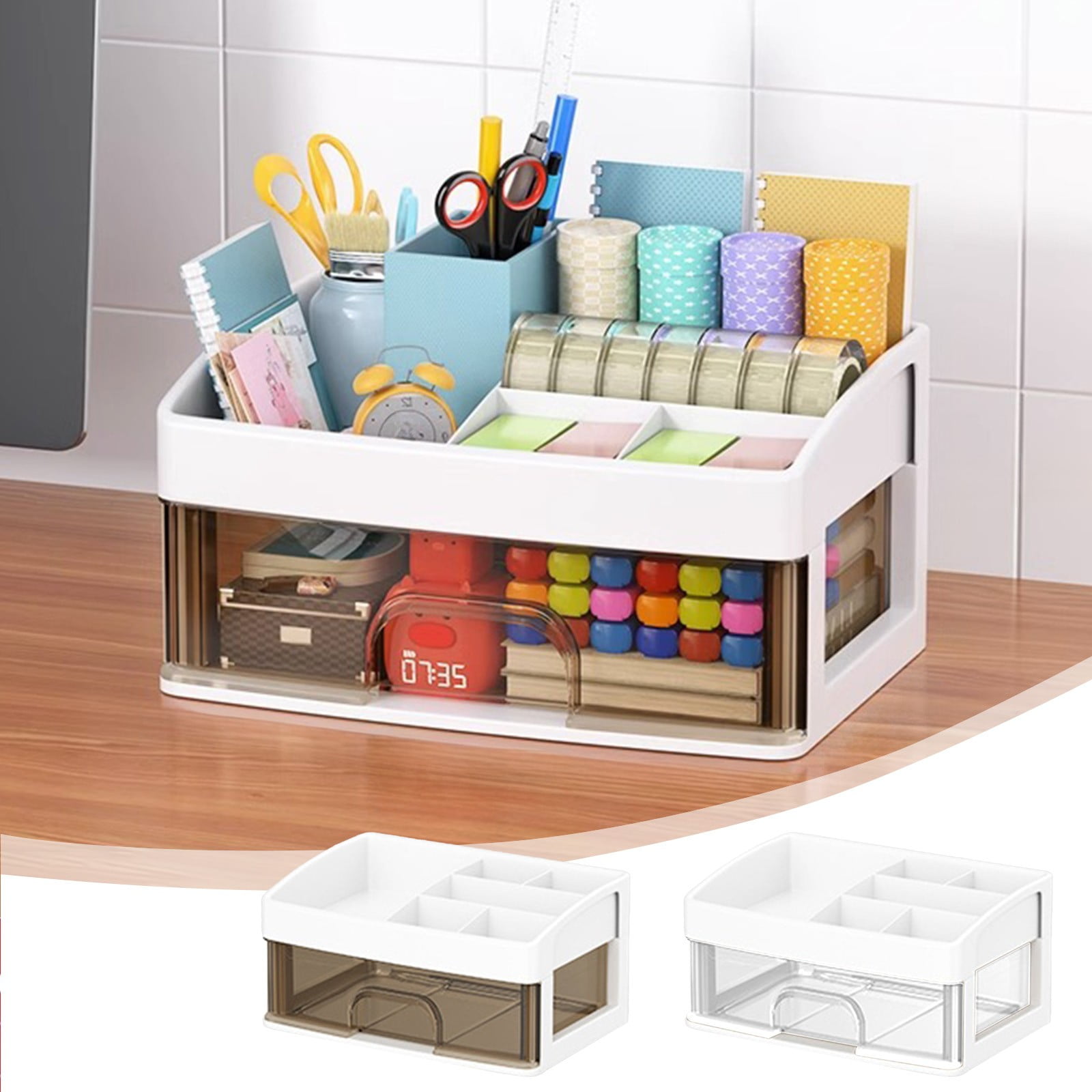 Kdkad Drawer Modular Desktop Organizer - Stacked Acrylic Storage ...