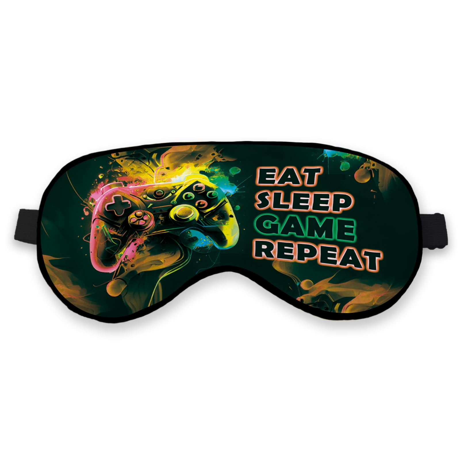 Kdqua Kids Sleep Mask for Boys Teens Girls, Gamer Eye Mask, Silk ...