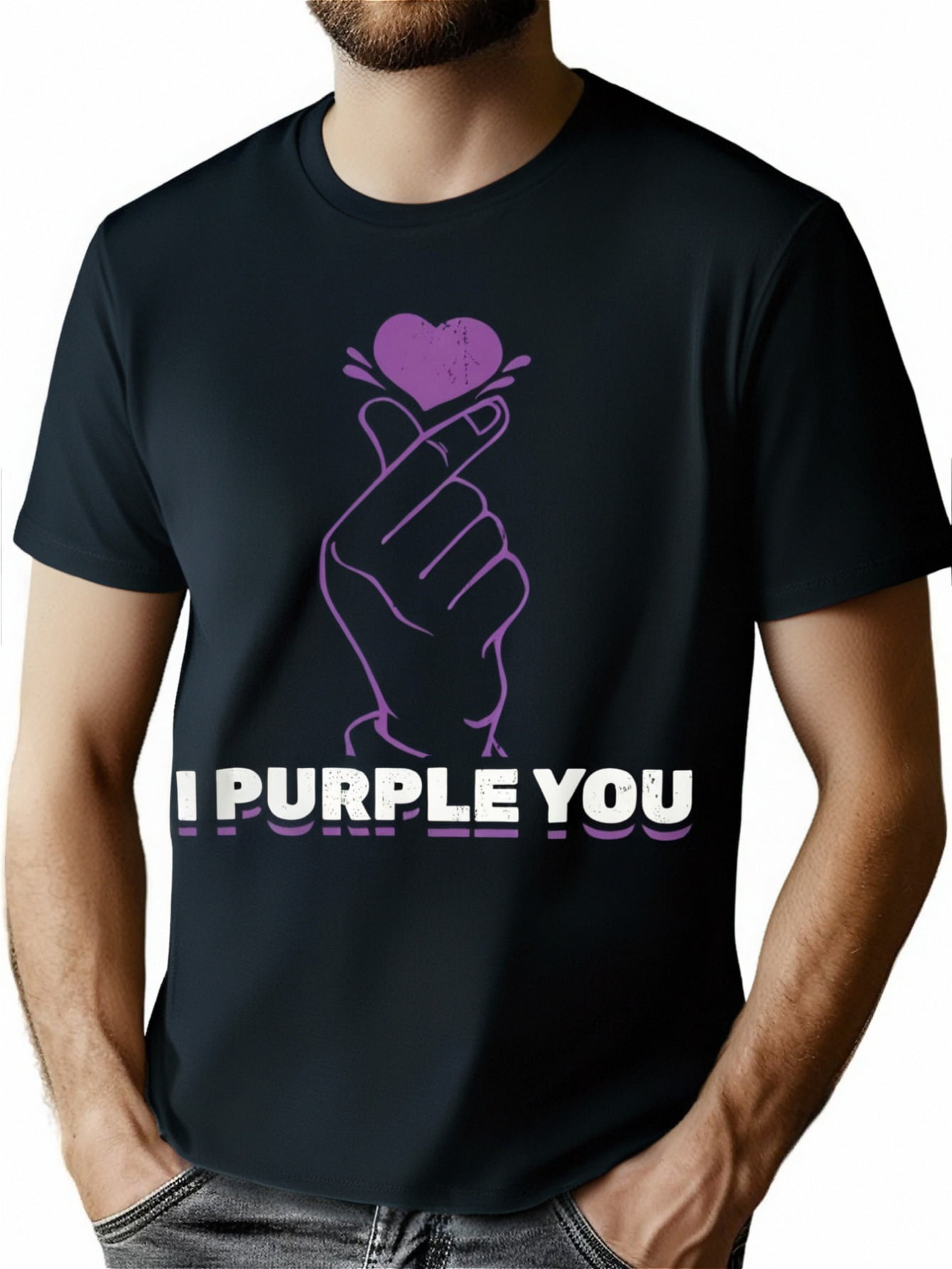 [Kdrama Kpop T-Shirt] Korean Kpop T-Shirt - I Purple You Kdrama Hand ...