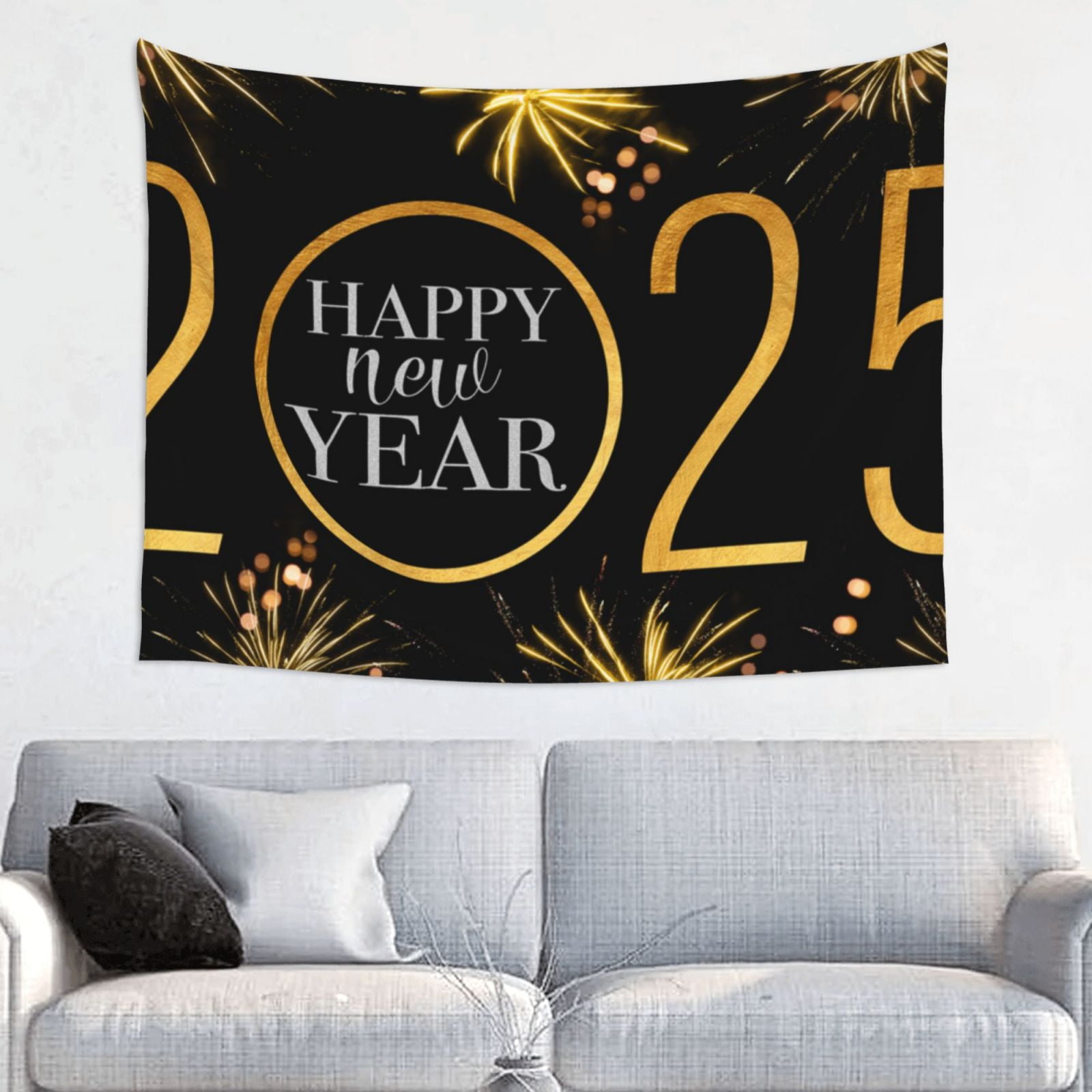 Kdxio 2025 New Year New Wall Hanging Tapestries Banner For Bedroom ...