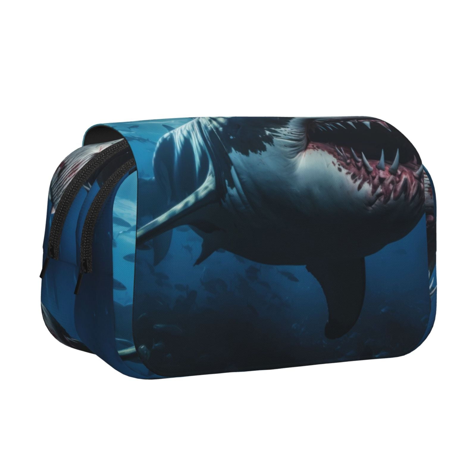 Kdxio 3D Realistic Shark for Double Compartment Pen Case Oxford ...