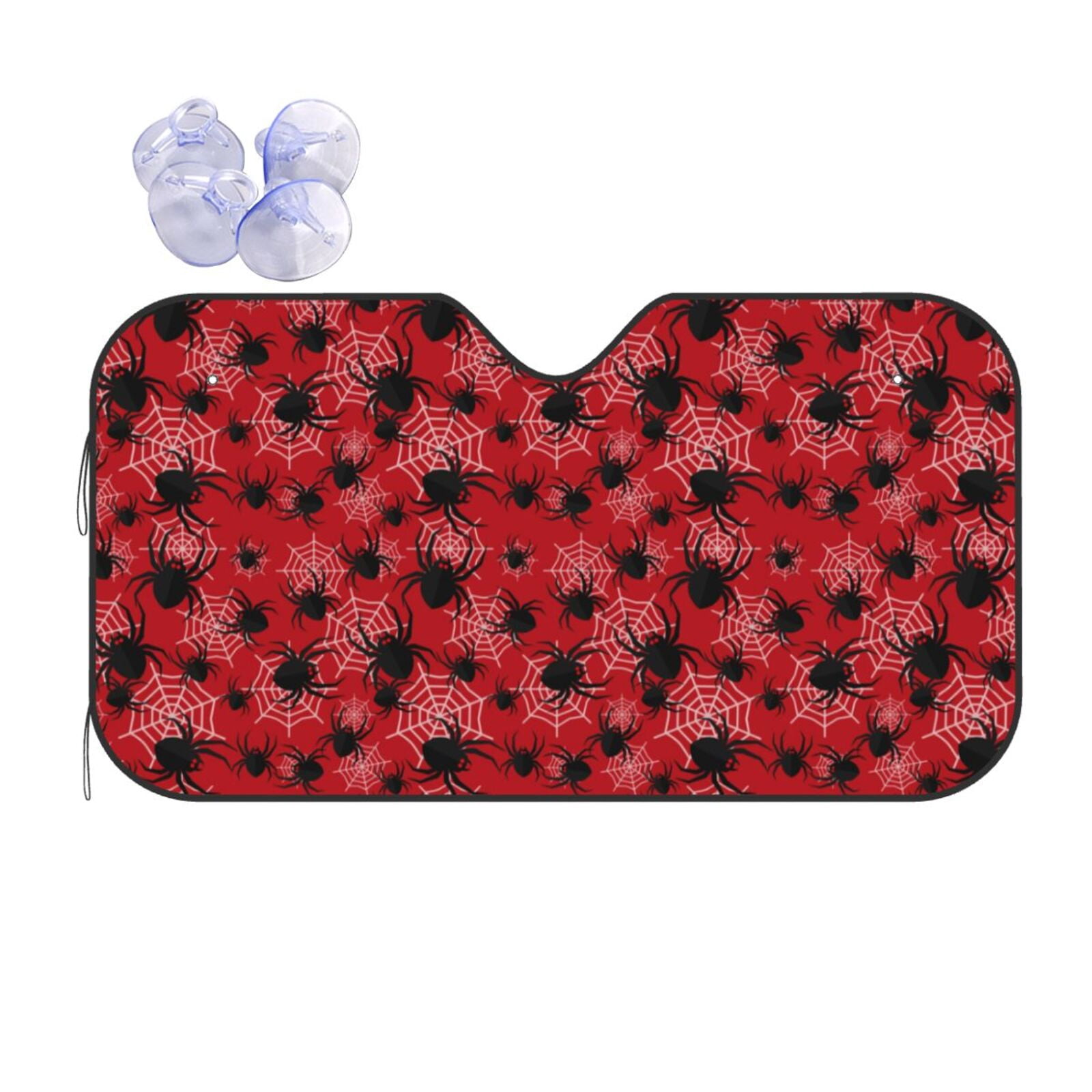 Kdxio A Web With A Spider 1 Print Front Windshield Sun Shade,Folding ...