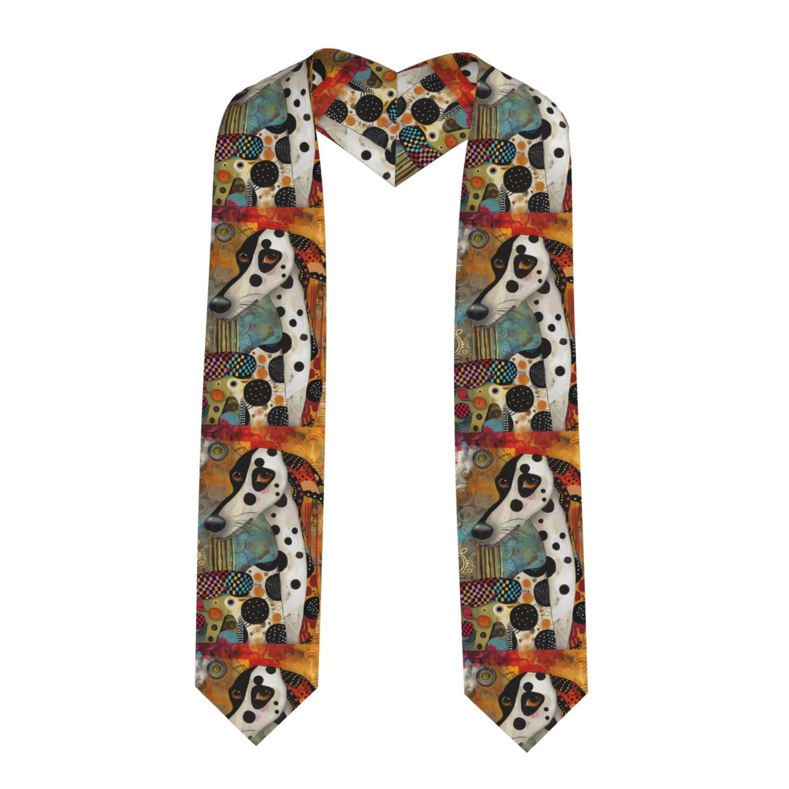 Kdxio Abstract Dalmatian Art Graduation Stole Class, Graduation Sash ...