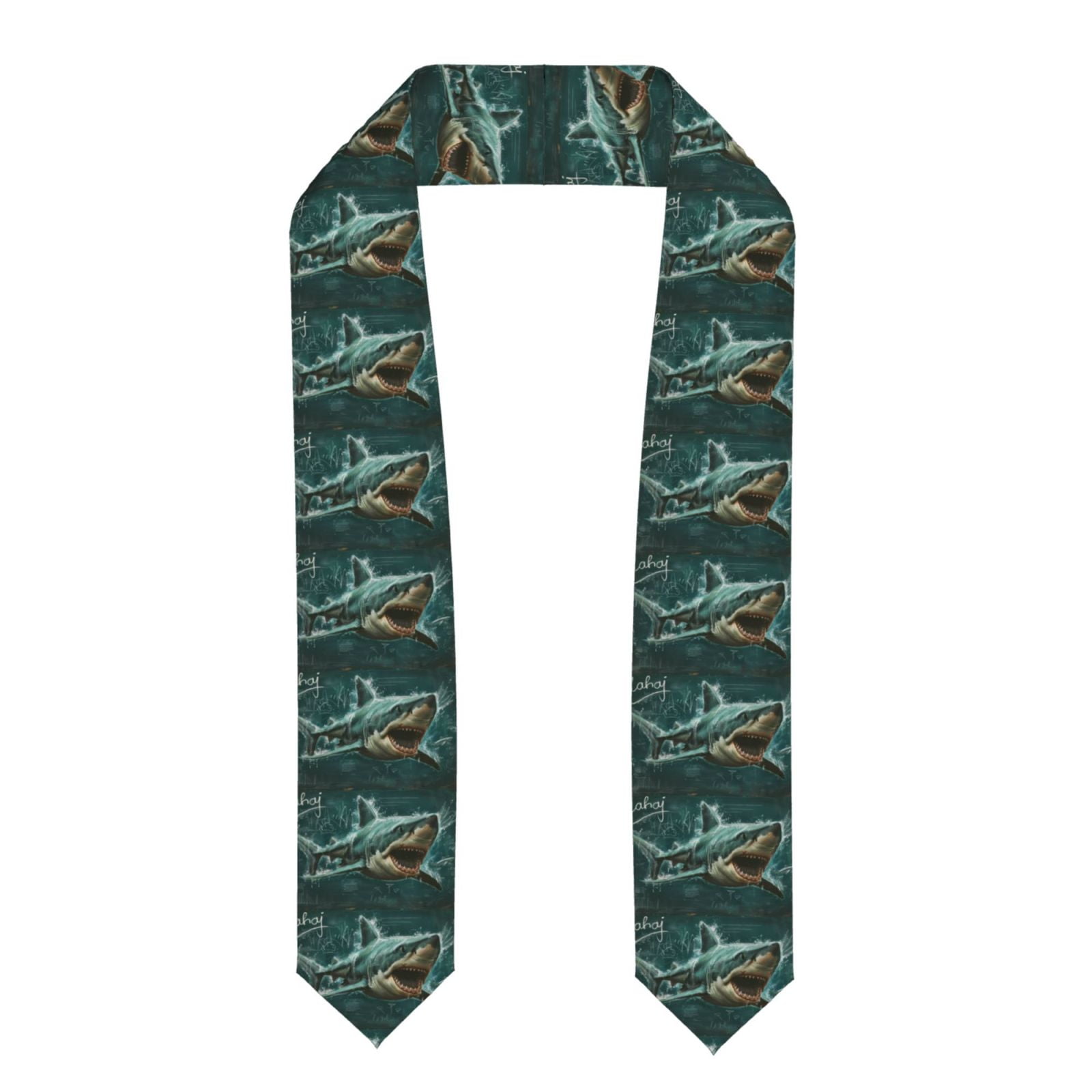 Kdxio Abstract Geometric Shark Graduation Stole Class, Graduation Sash ...
