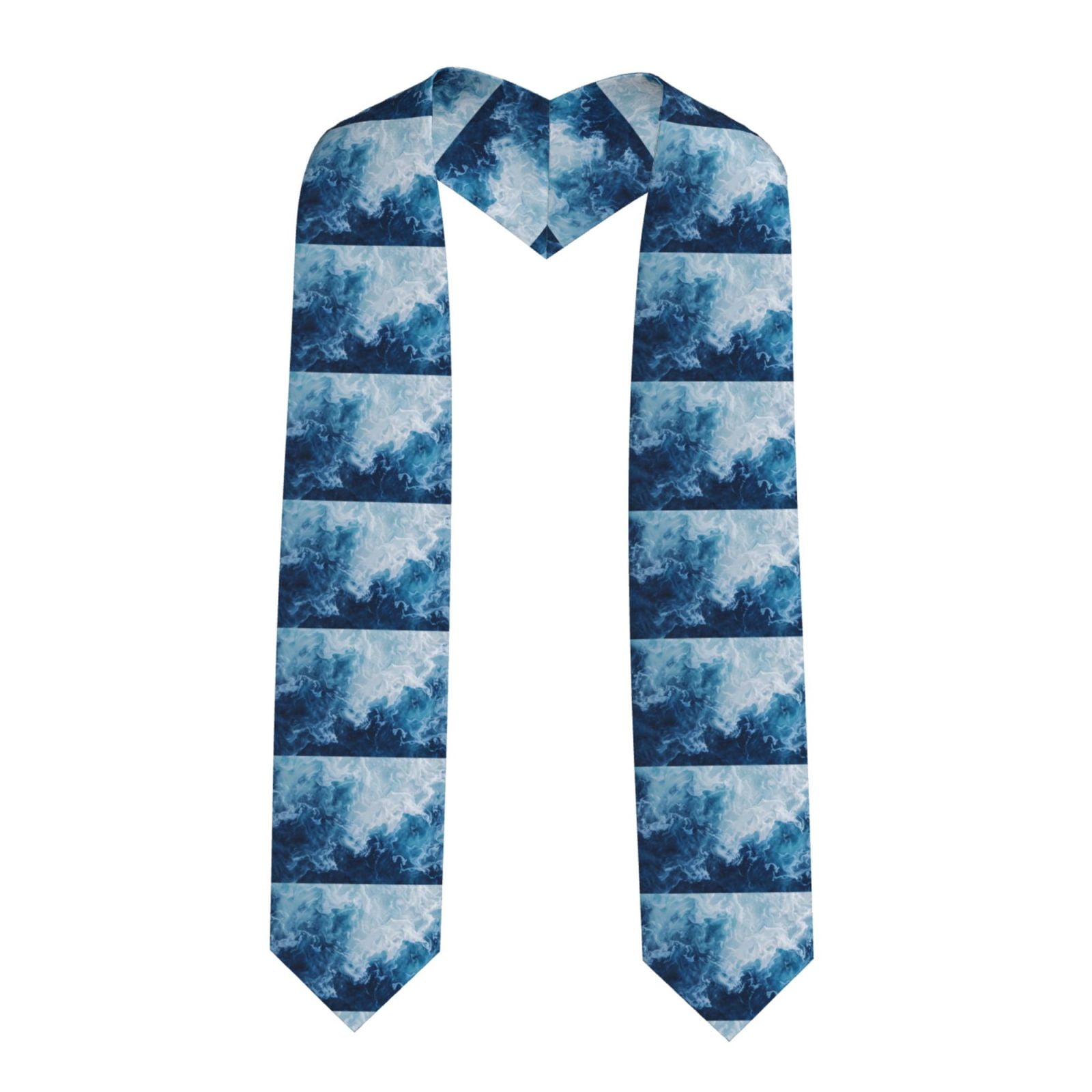Kdxio Abstract Ocean Waves Graduation Stole Class, Graduation Sash ...