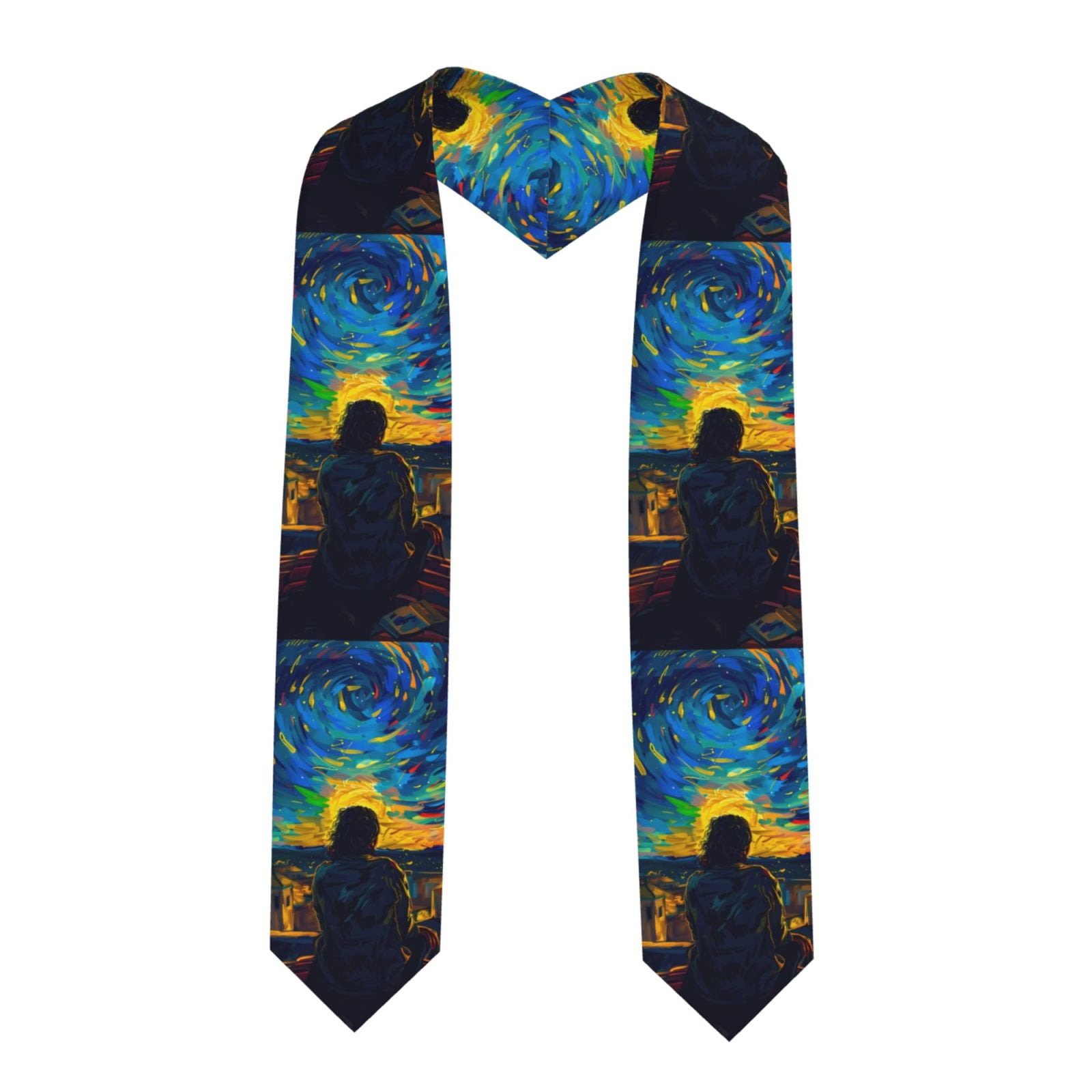 Kdxio Abstract Starry Sky Graduation Stole Class, Graduation Sash ...