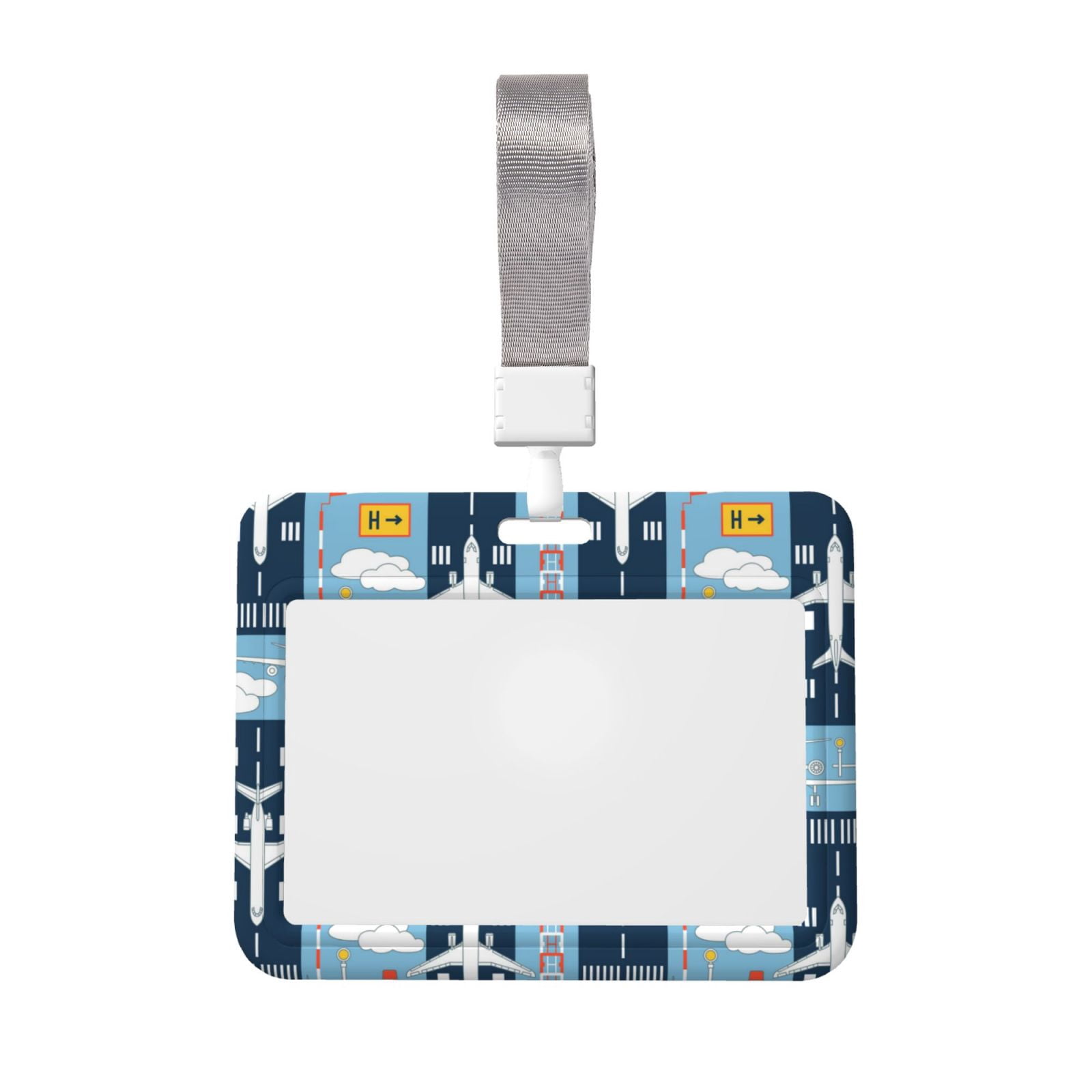 Kdxio Airplanes and Aviation Signs Card Badge Holder Work Badge Sleeve ...