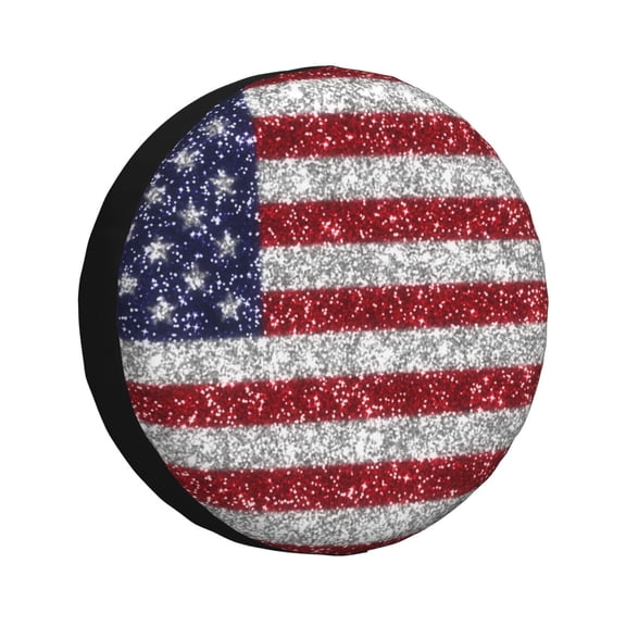 Spare Tire Cover 12inch Happy 4th of July Weatherproof Wheel Protectors ...