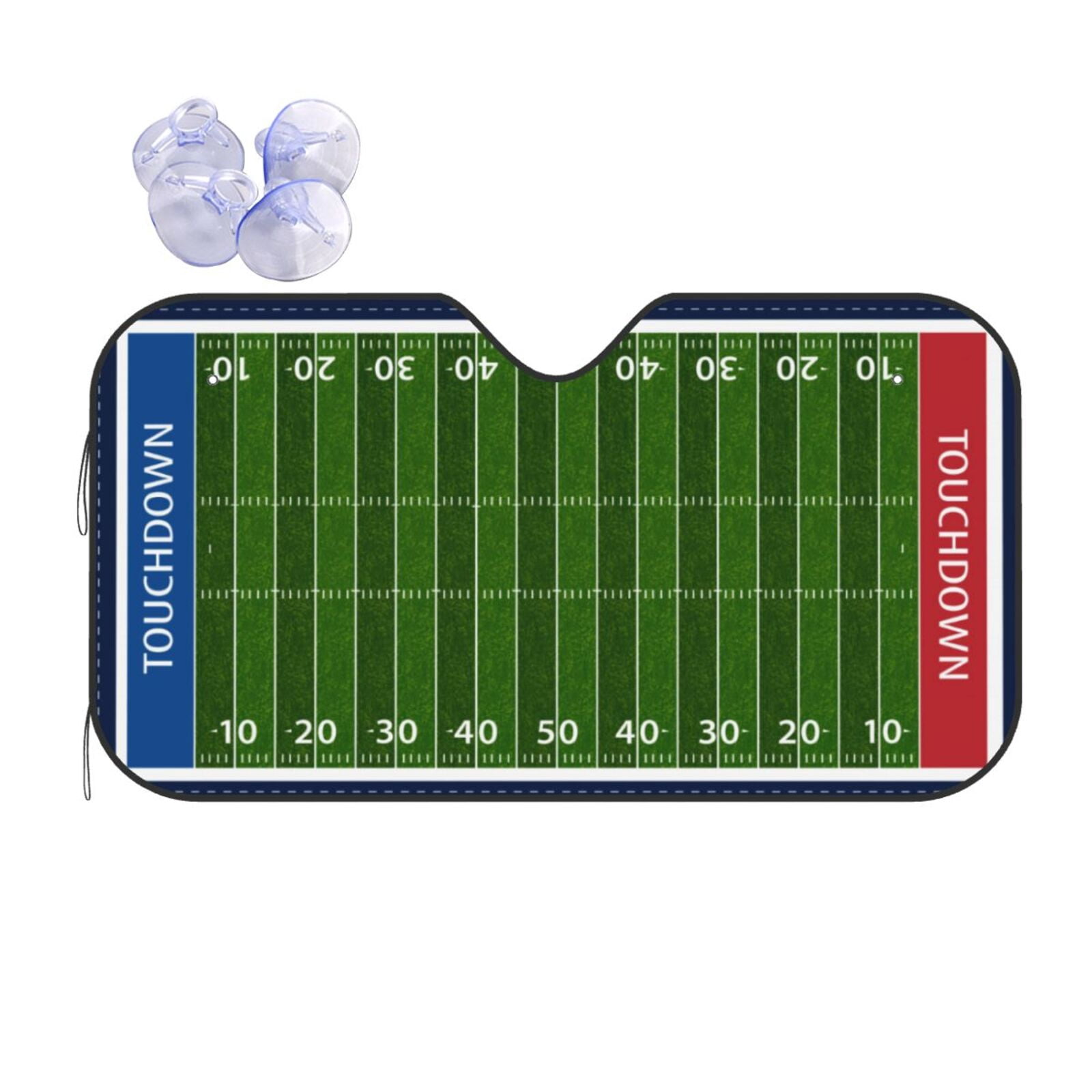 Kdxio American Football Field Print Front Windshield Sun Shade,Folding ...