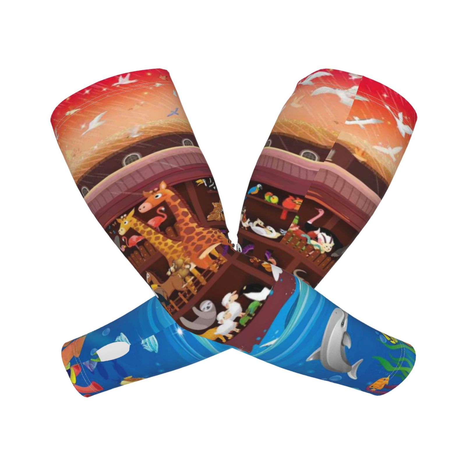 Kdxio Animals On Noah's Ark2 Print UV Sun Protection Arm Sleeves ...